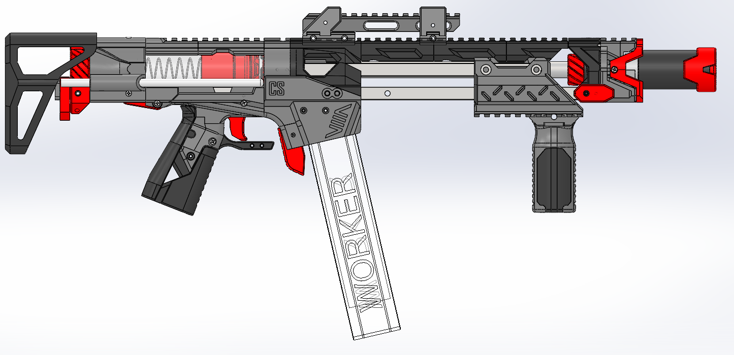 Modular Picatinny Rail Riser by Toukejin | Download free STL model ...