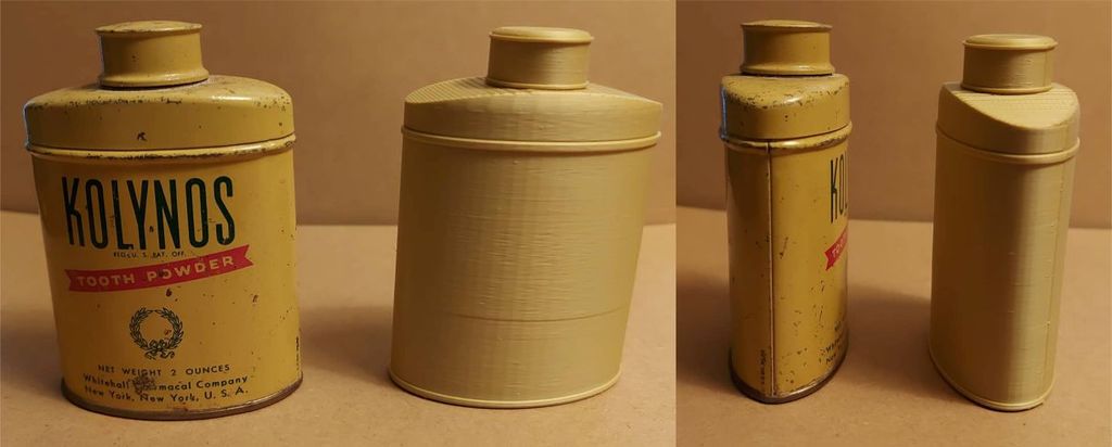 Kolynos Tooth Powder by Chris NZ | Download free STL model | Printables.com