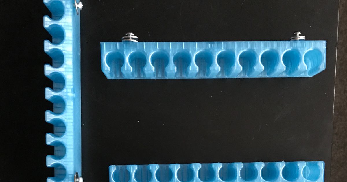 PEGBOARD BEAD RACK by Owt From Nowt | Download free STL model ...