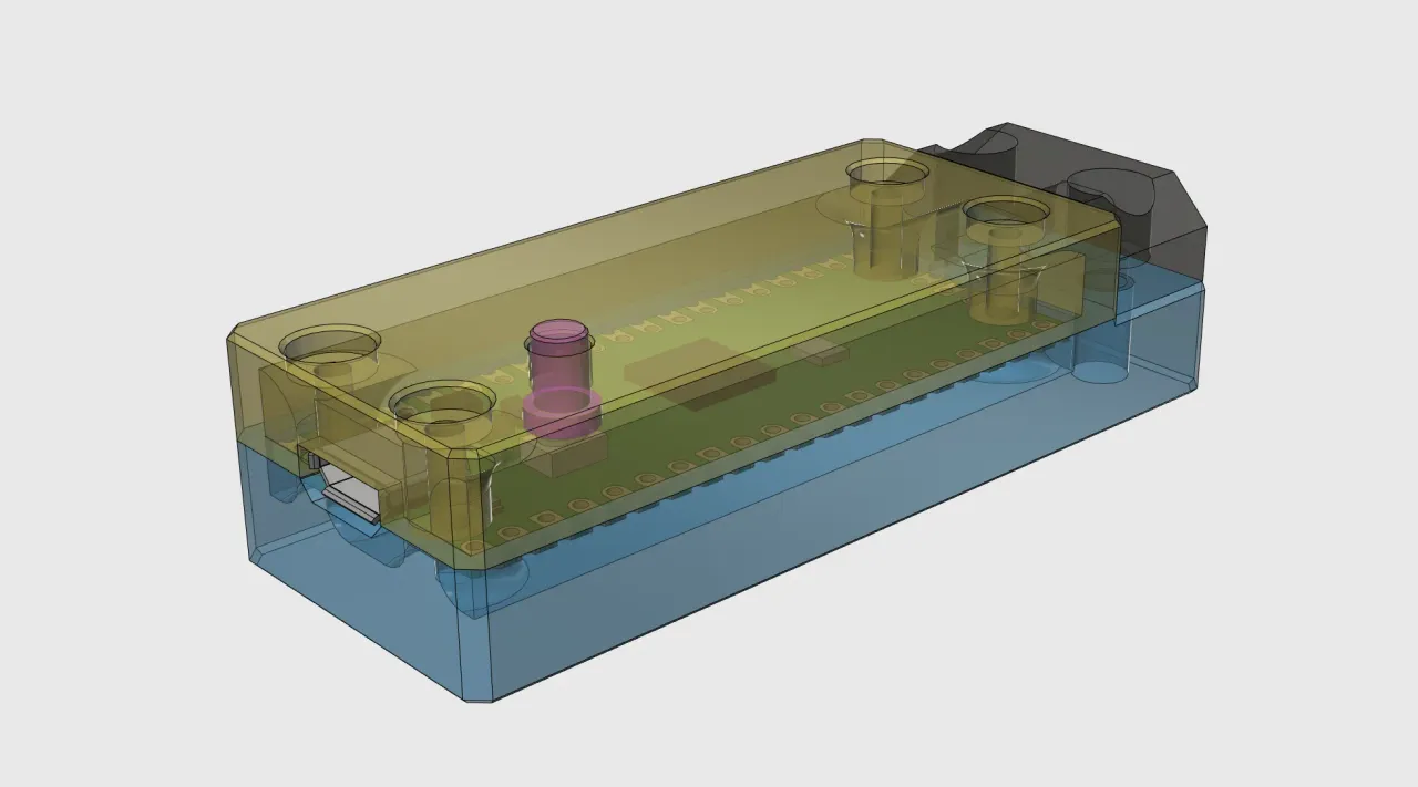 pico case for input shaper and adxl by twanskys | Download free STL ...