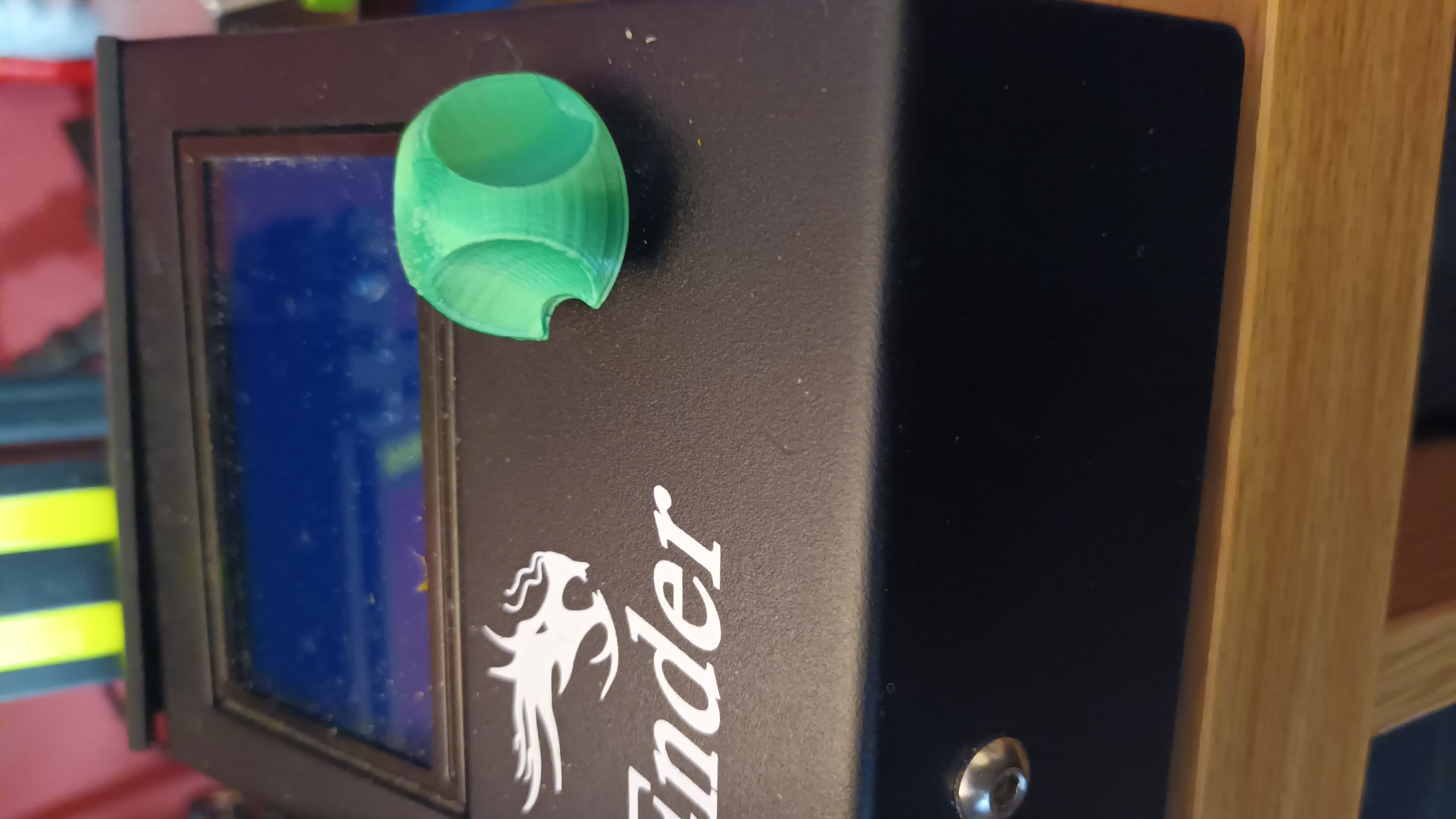 Ergonomic 3 point rotary encoder knob (Curved) by Meganoodle | Download ...