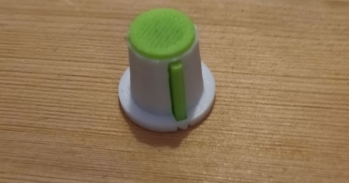 Modular Rotary Encoder knob 3 part (traditional design) by Meganoodle ...