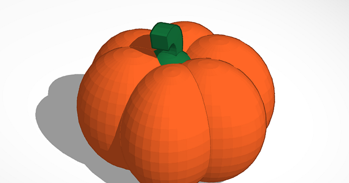 Pumpkin by Noodlenoggin | Download free STL model | Printables.com