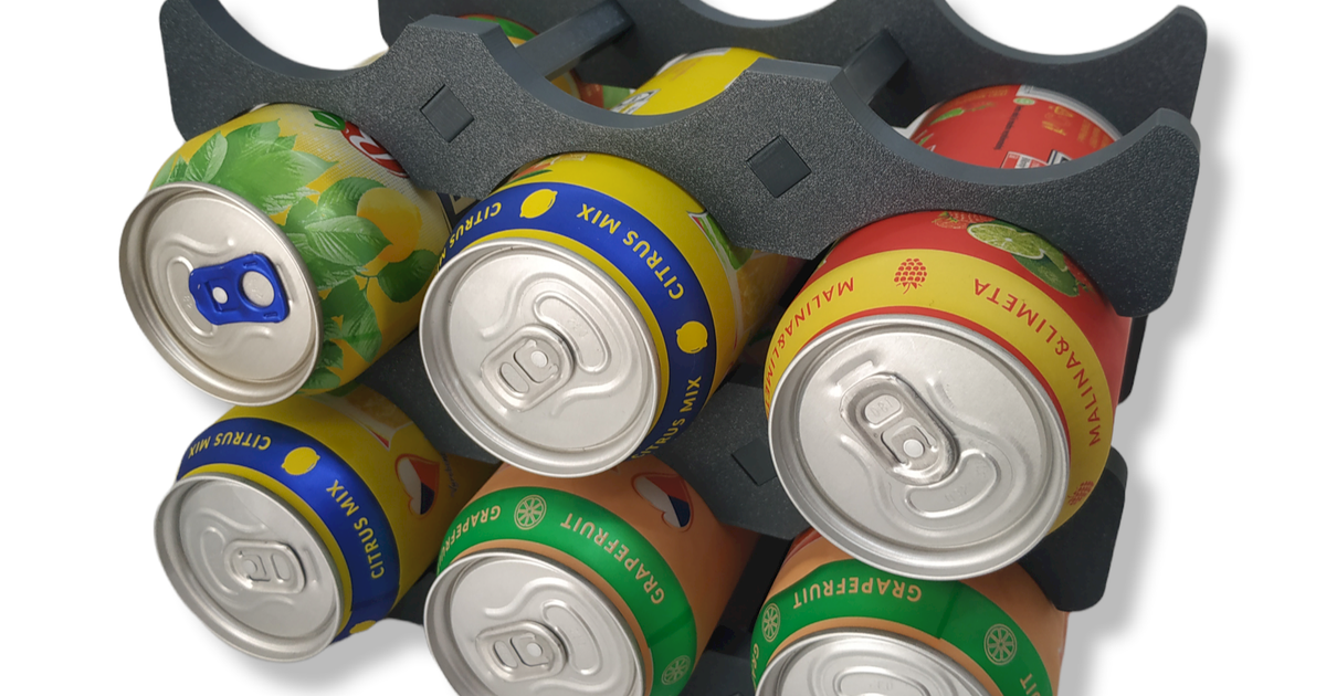 Stackable beer and bottle organizer by Petr Bojar | Download free STL ...