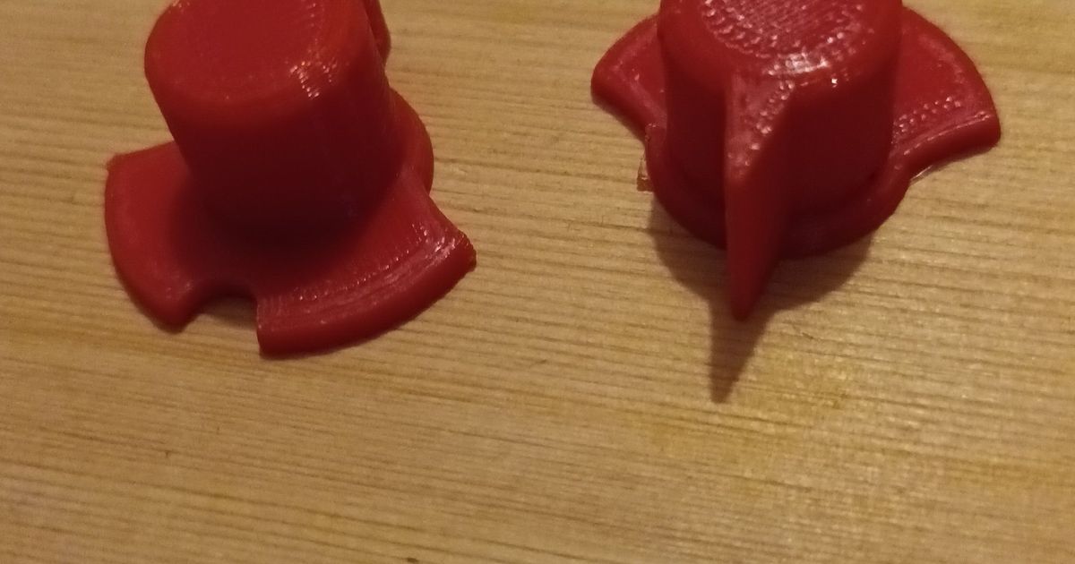Pointy Rotary Encoder Knob by Meganoodle | Download free STL model ...