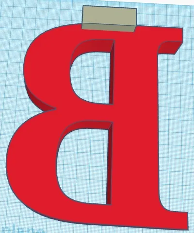 Slatwall Letter - B by Lucky013 | Download free STL model | Printables.com