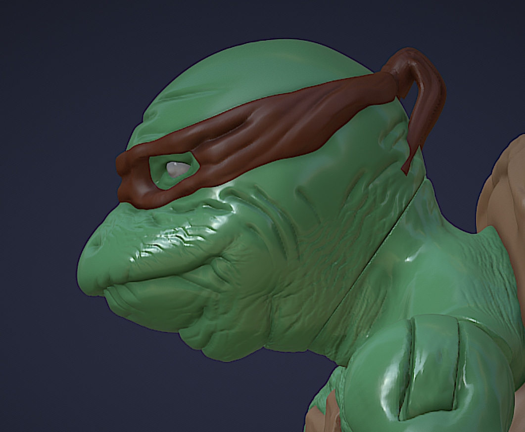 Old Man Ninja Turtle (tmnt) - action figure by Caleb Kraft | Download ...