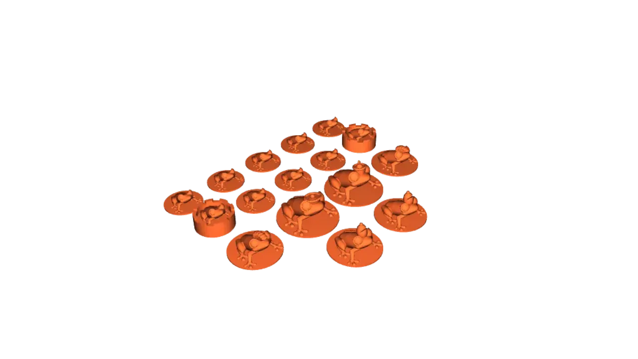 Tree Frog Chess Set by Steve DeGroof | Download free STL model ...