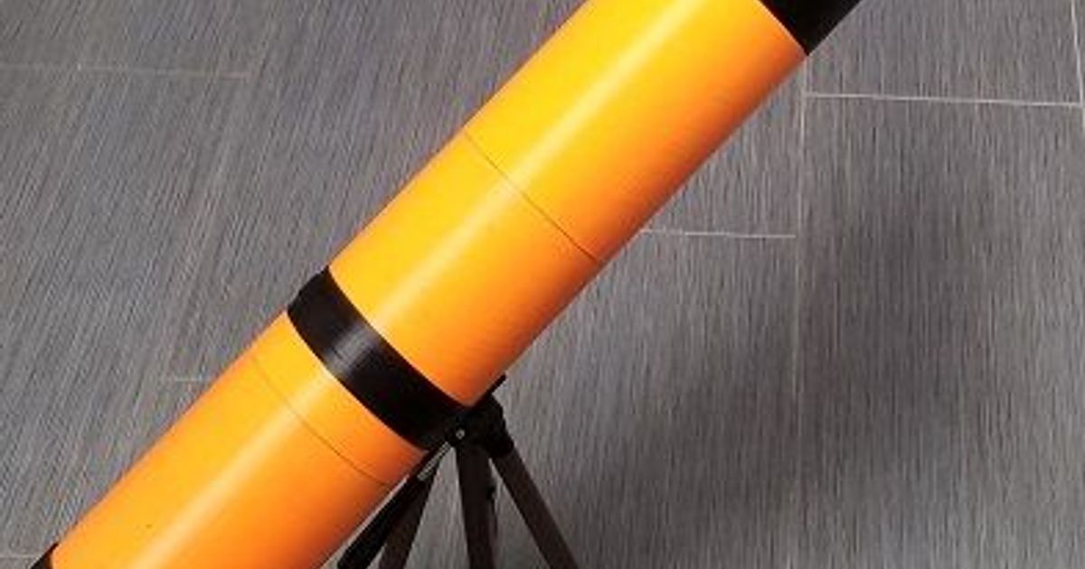Fully* Printed Newtonian Telescope by Jamie | Download free STL model ...
