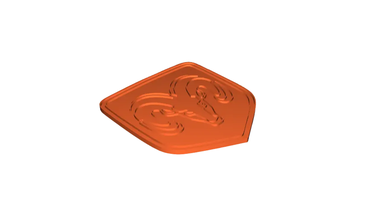 Dodge RAM Coaster by Mark | Download free STL model | Printables.com