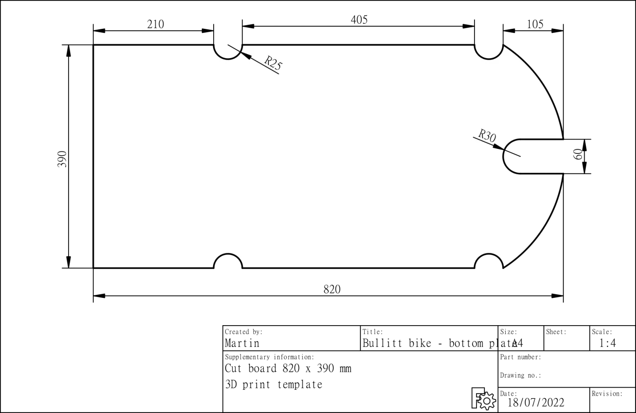 Bullitt base plate template by Martin | Download free STL model ...