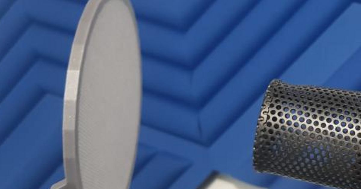 Microphone Pop Filter by fofamit | Download free STL model | Printables.com