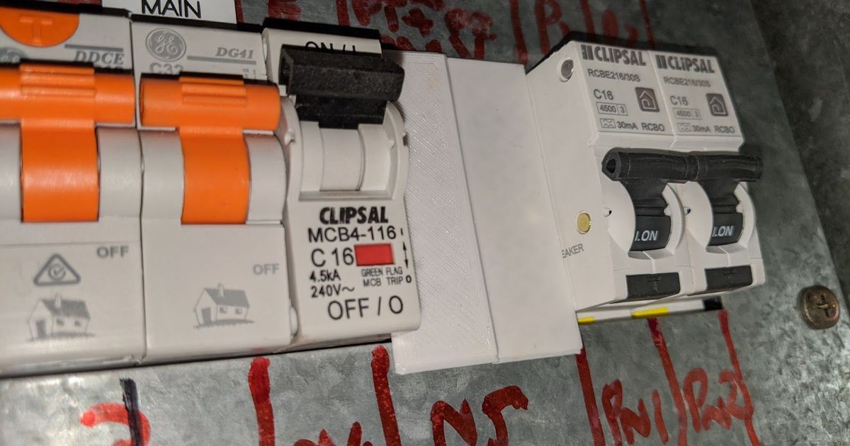 Switchboard Breakerboard Blanking Plate by SkullKill | Download free ...