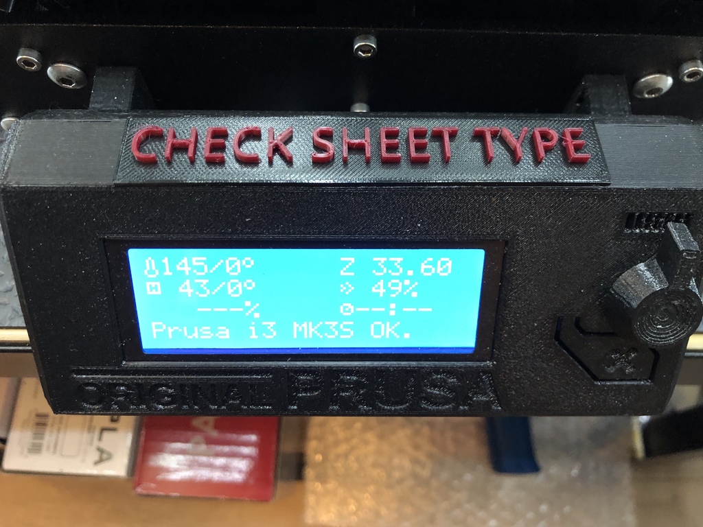 Check Sheet Type Sign by Darrenph1 | Download free STL model ...