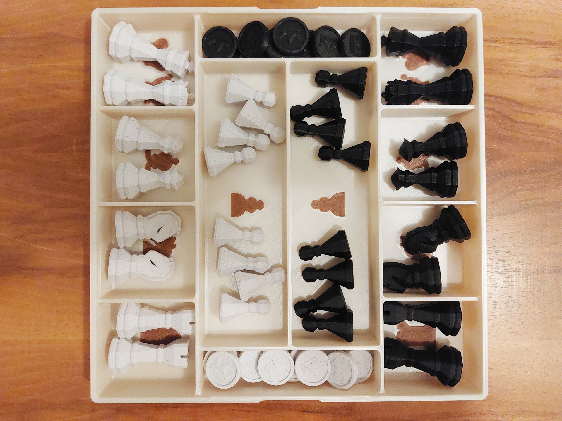Chess & Checkers & Nine Men's Morris Board (w/Storage Box) by ...