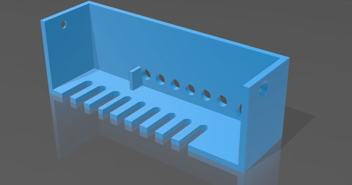 Power Supply Cover with access by Nebbish | Download free STL model ...