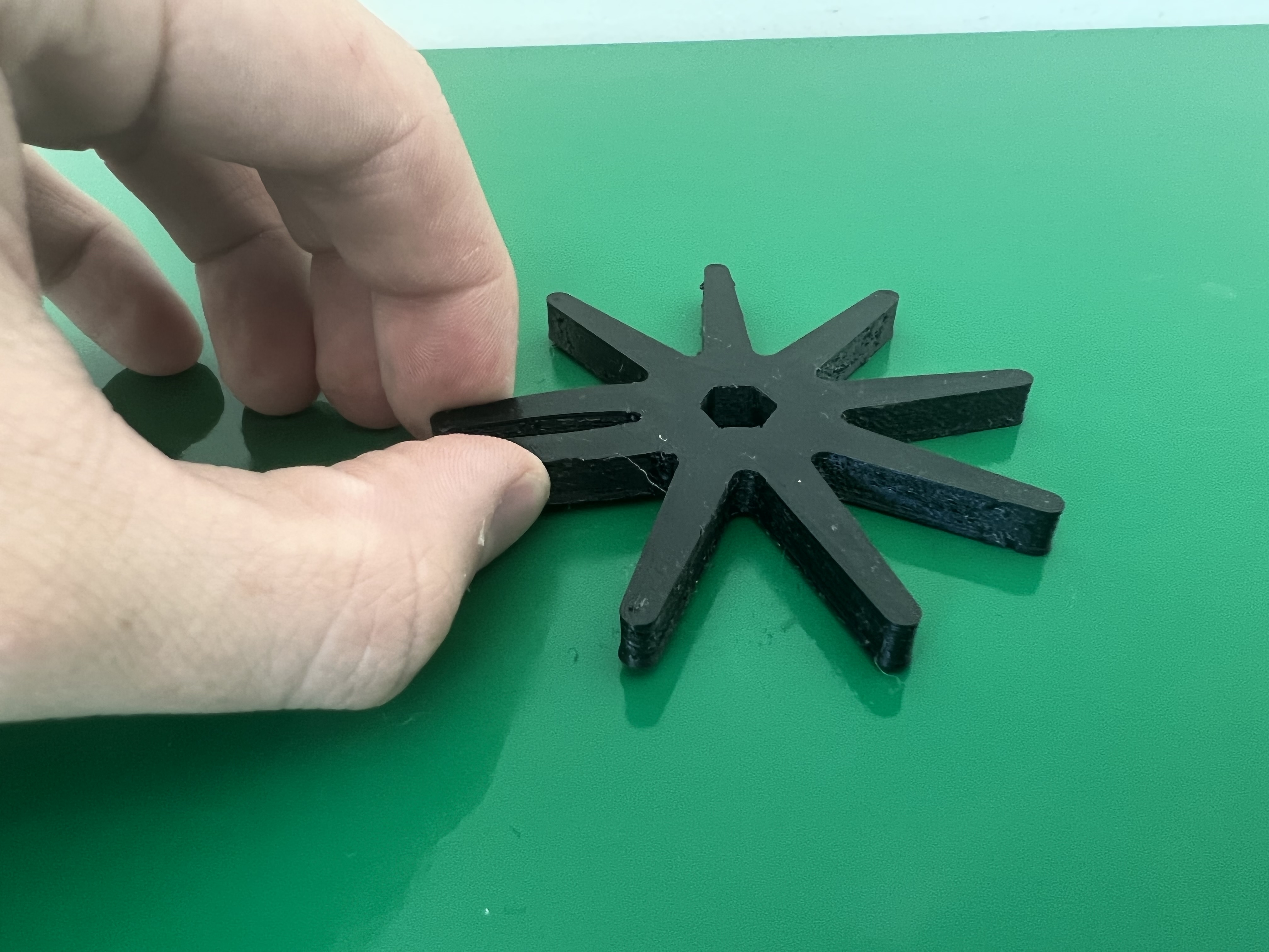 3 inch flex star wheel by Cole Herber | Download free STL model ...