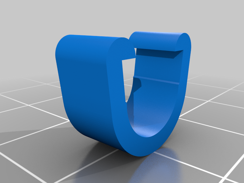 Cable housing clip by aiber | Download free STL model | Printables.com