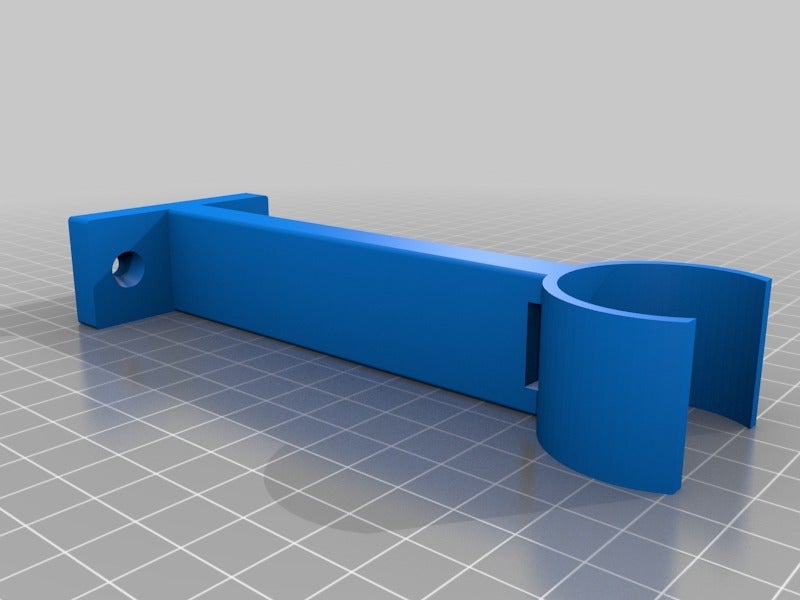Vertical PVC Pipe Wall Mount for Used Filament Spools Converted to ...