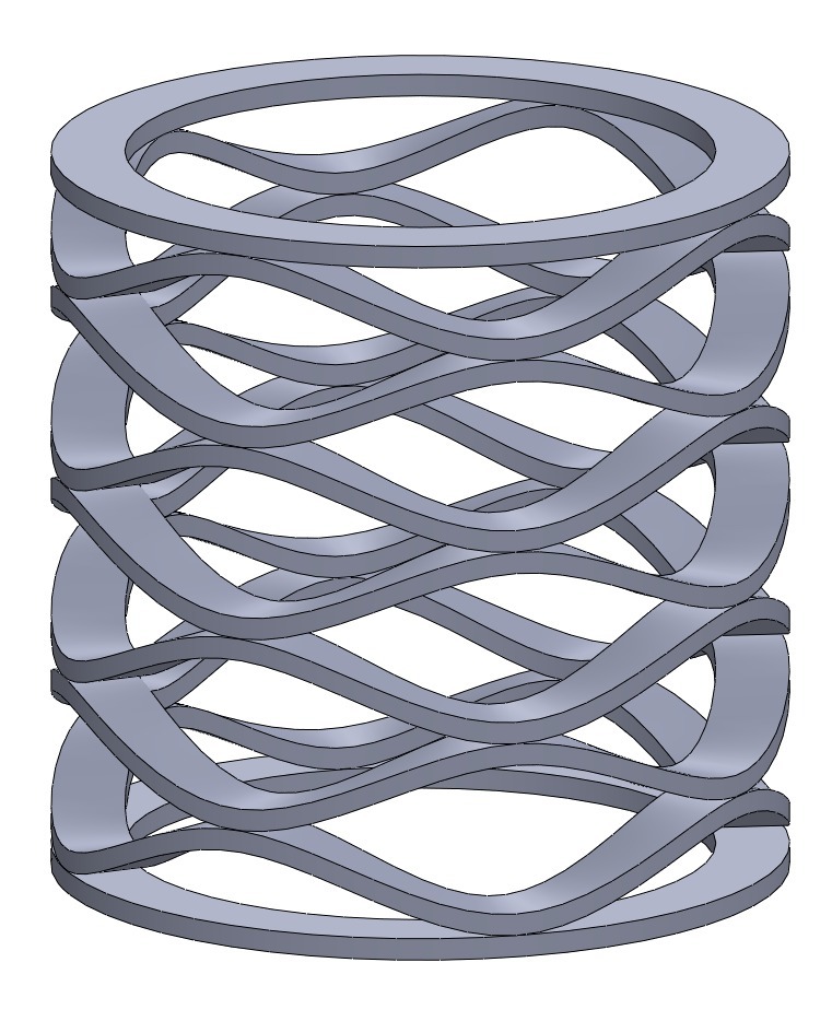 Stacked wave spring by aiber | Download free STL model | Printables.com