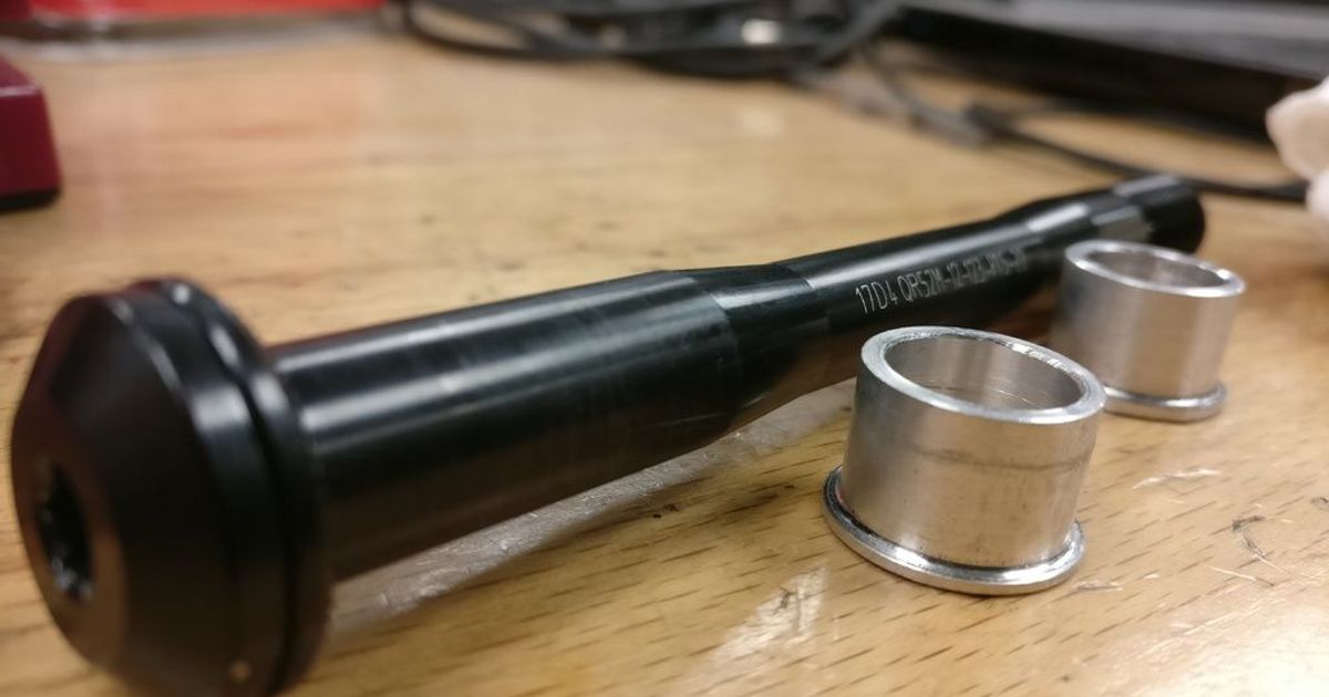 15 to 12 mm thru-axle skewer insert by aiber | Download free STL model ...