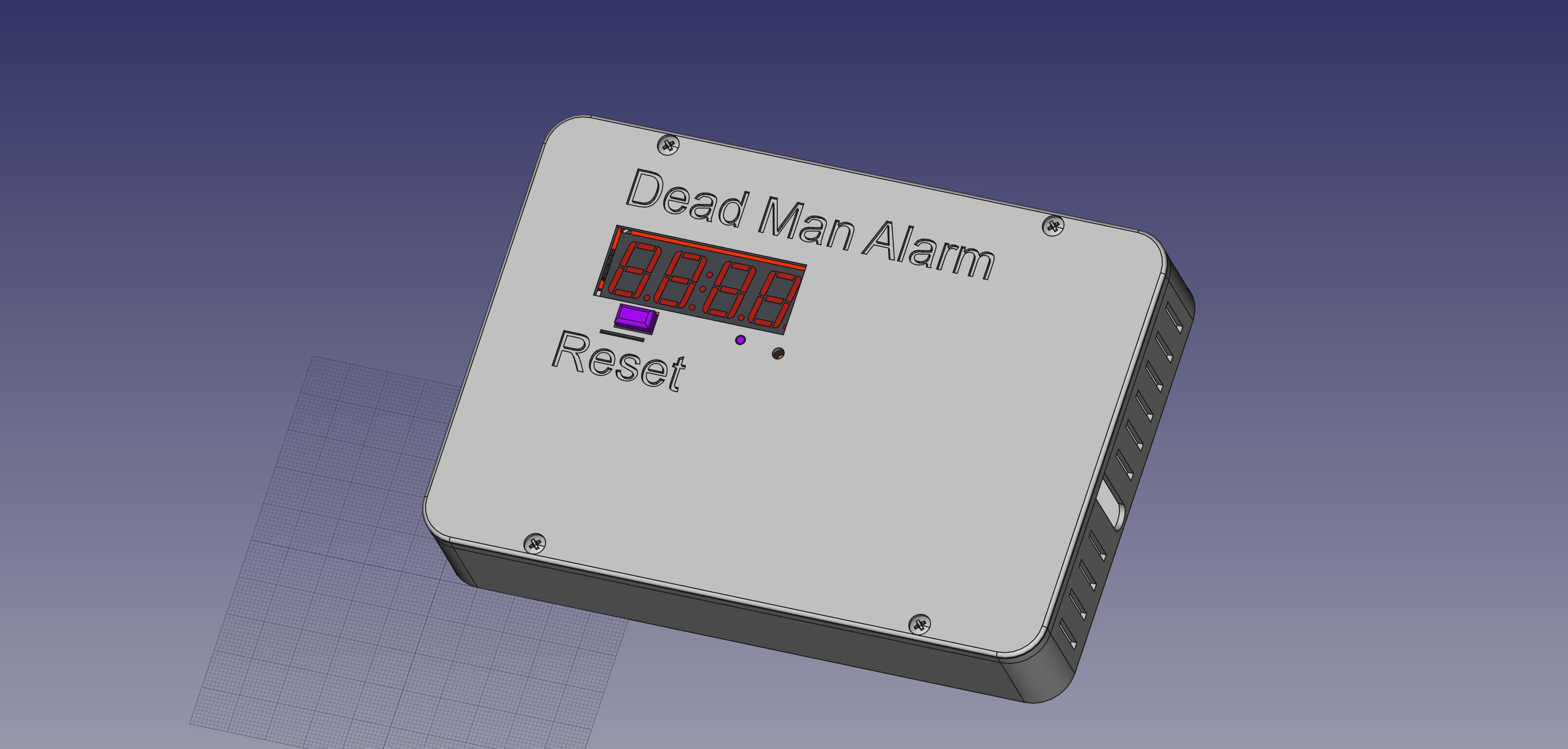 Rpi Dead Man Alarm (RDMA) Raspberry Pi Hat Case by SkullKill | Download ...