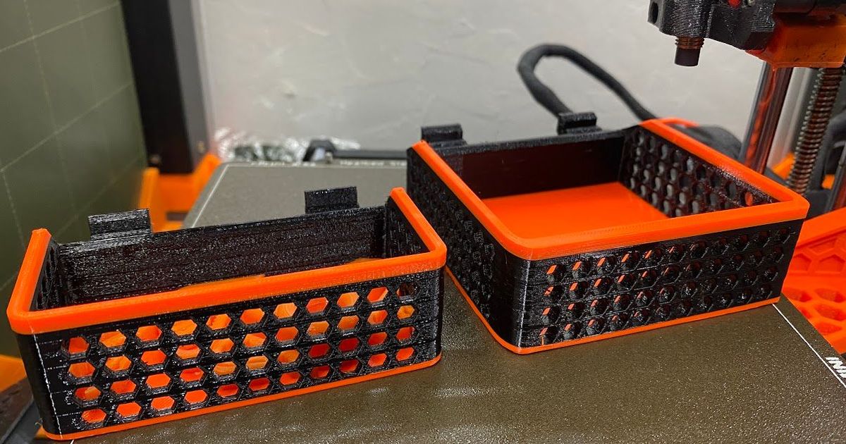 Honeycomb Tool Boxes for Prusa Mini(+) by Ondrashek | Download free STL ...
