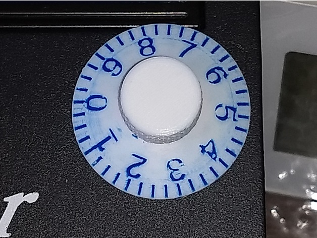 Combo lock style panel knob by FeNi64 | Download free STL model ...