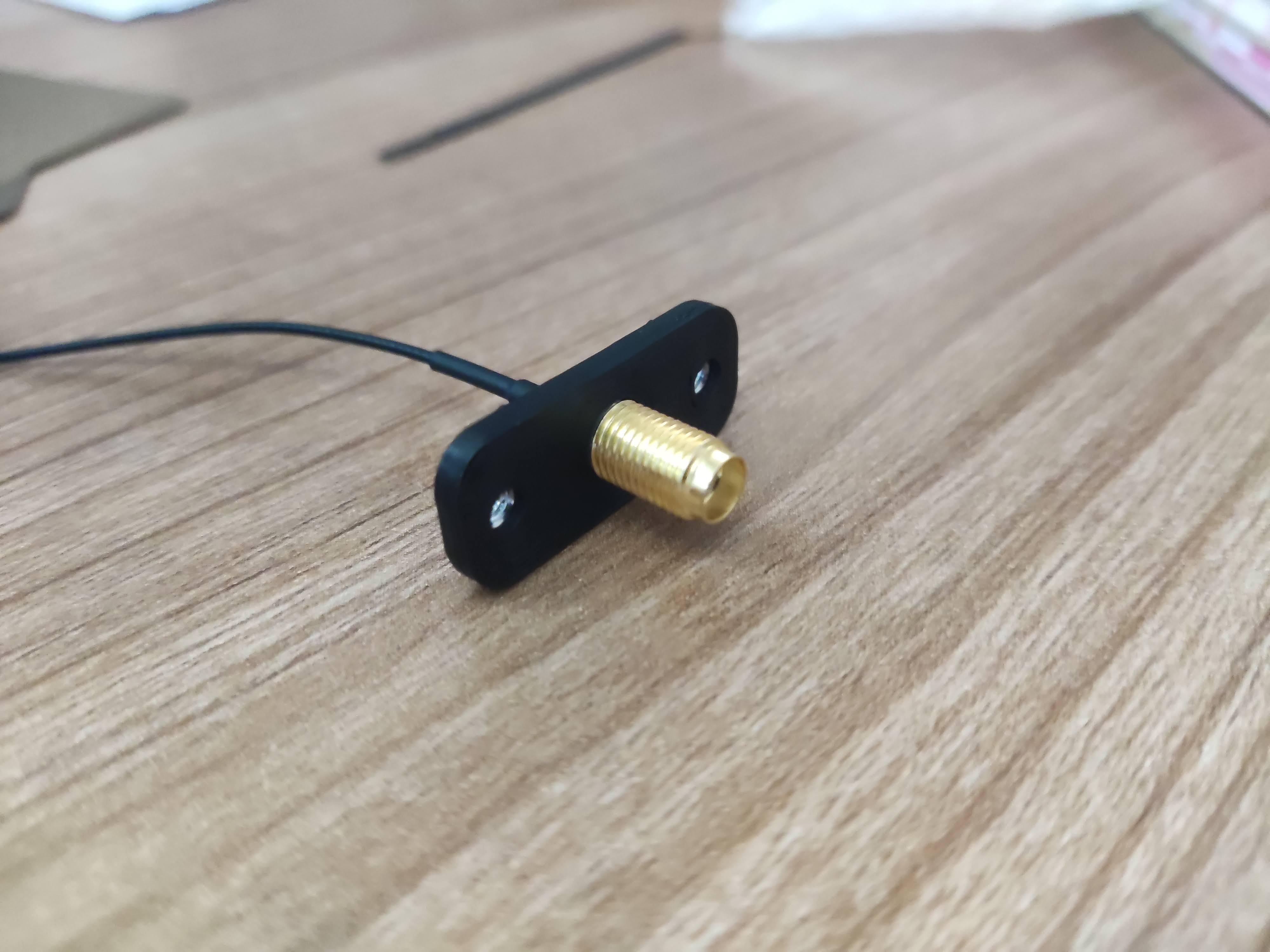 Serial COM or VGA port to SMA socket mount bracket by Chad Cooper ...