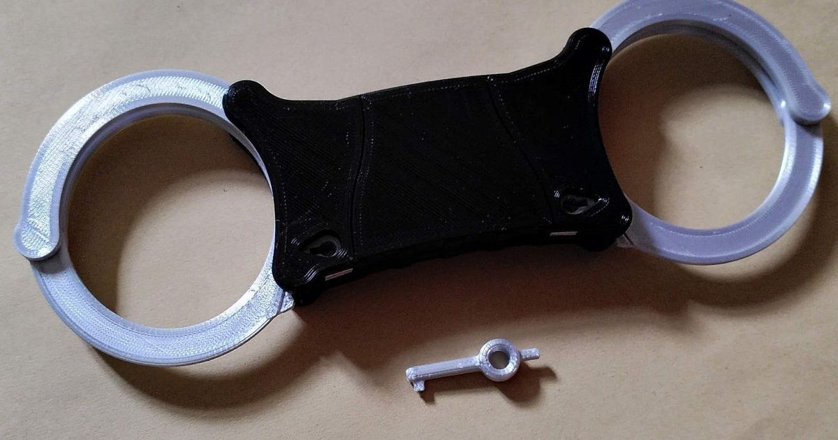 Fixed speed handcuffs od autora printcuffs | Stáhněte si zdarma STL ...