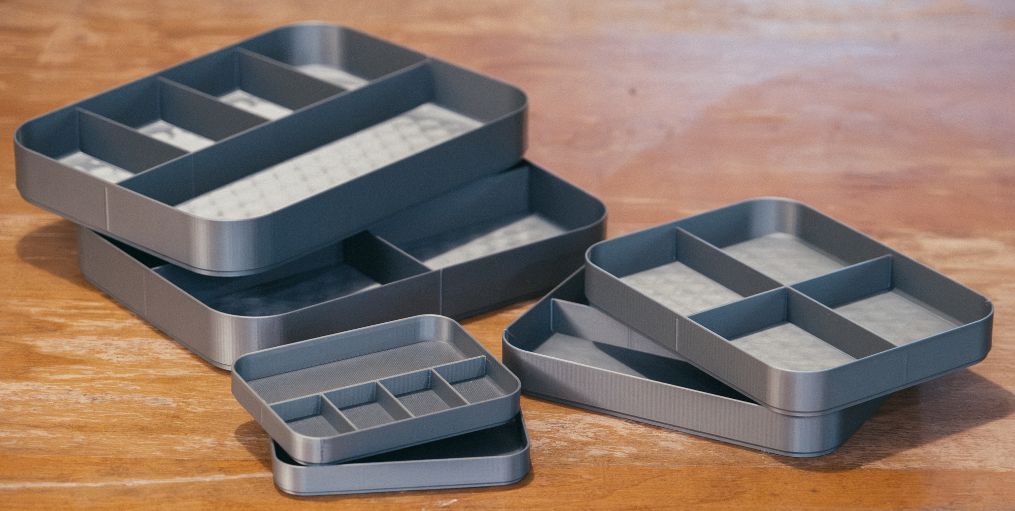 Stackable Trays von Josh-3d | Kostenloses STL-Modell herunterladen ...