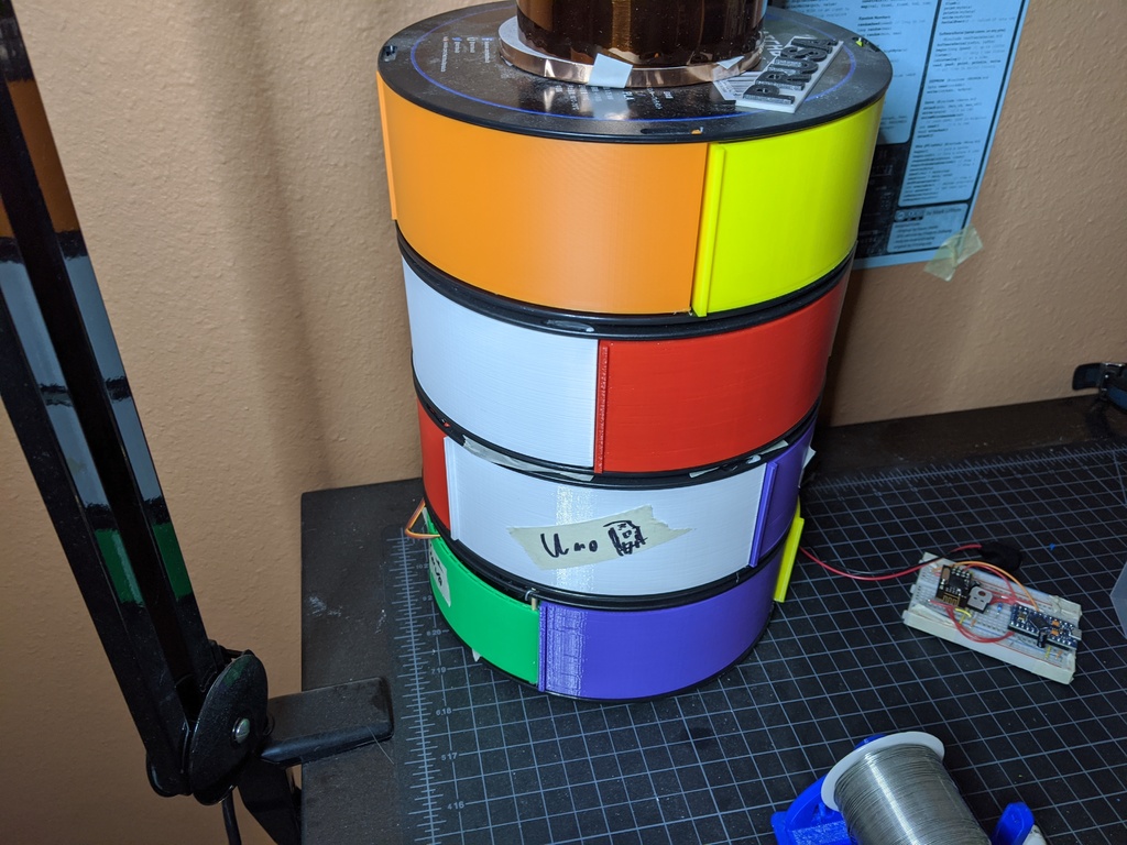 Hatchbox Spool Tower Keys by InventorIan | Download free STL model ...