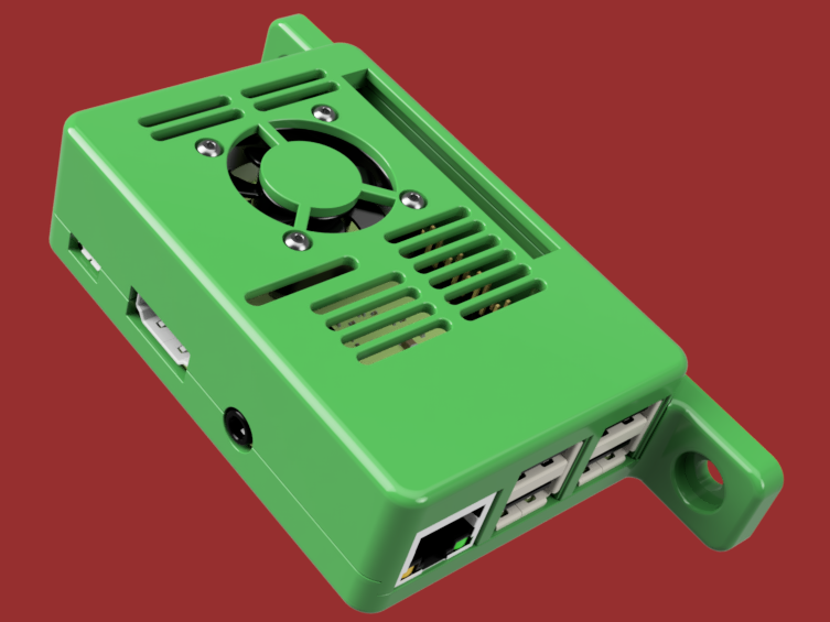 Raspberry Pi 3b Octoprint Case With Fan By Artieh Download Free Stl