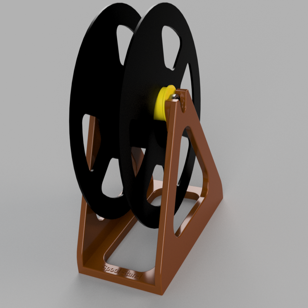 Ball Bearing Spool Stand by ArtieH | Download free STL model ...