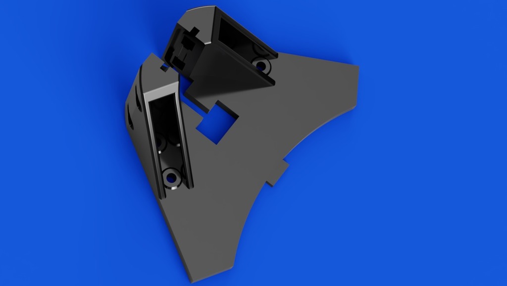 Kossel Linear Delta Plus Corner Support by ArtieH | Download free STL ...