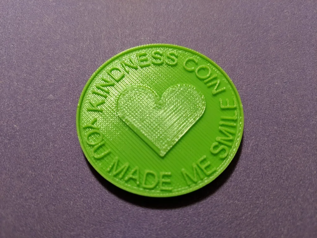 Kindness Coin by ArtieH | Download free STL model | Printables.com