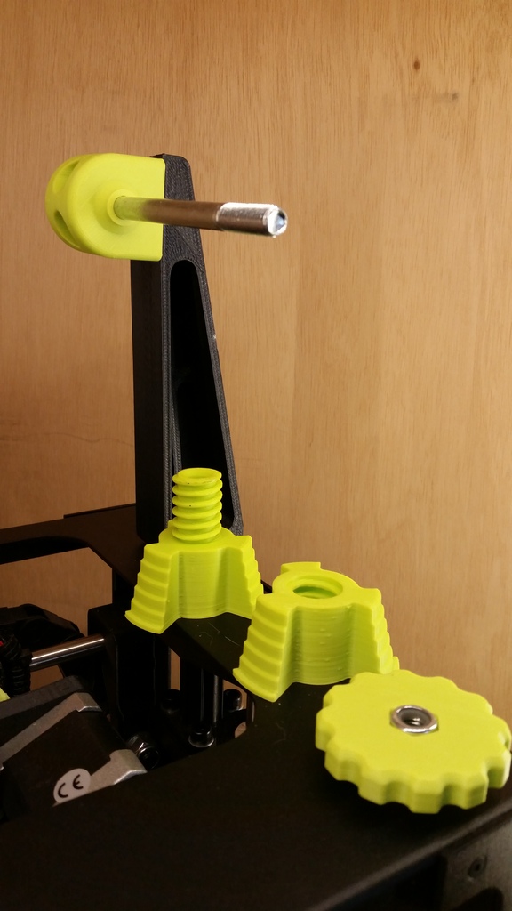 Spool Holder-Lulzbot Mini by Chuck | Download free STL model ...