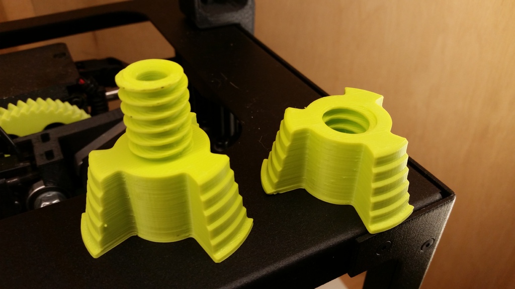 Spool Holder-Lulzbot Mini by Chuck | Download free STL model ...