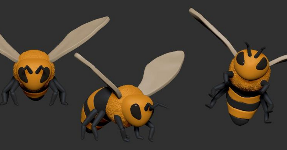 Bee by SparkyFace5 | Download free STL model | Printables.com