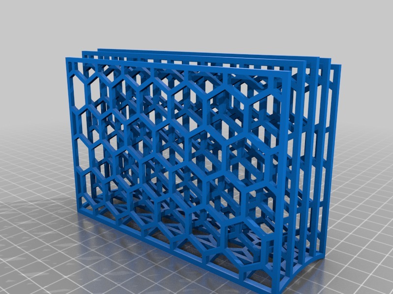 Hex mesh sponge holder by David H. Brown | Download free STL model ...