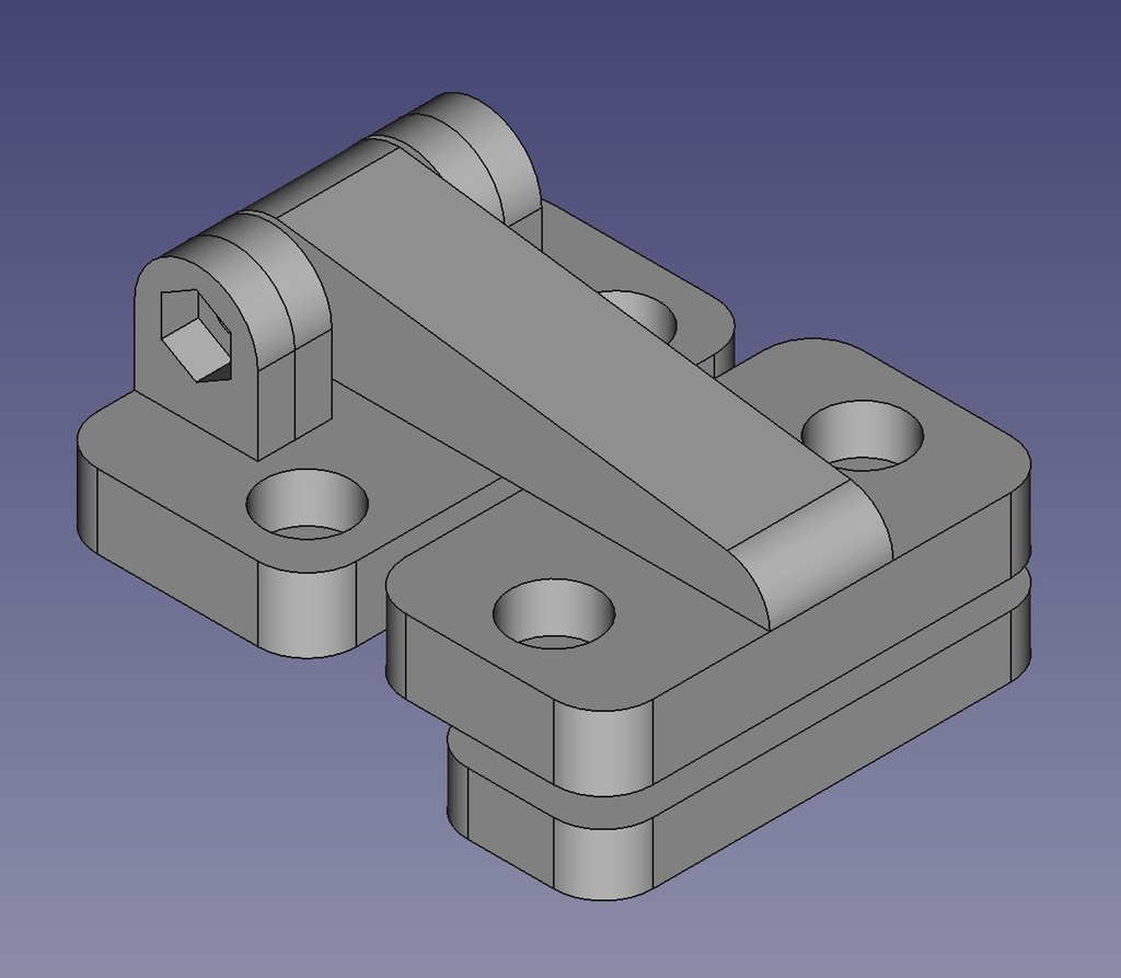 Offset hinge for MP Ultimate / Wanhao Duplicator 6 by David H. Brown ...