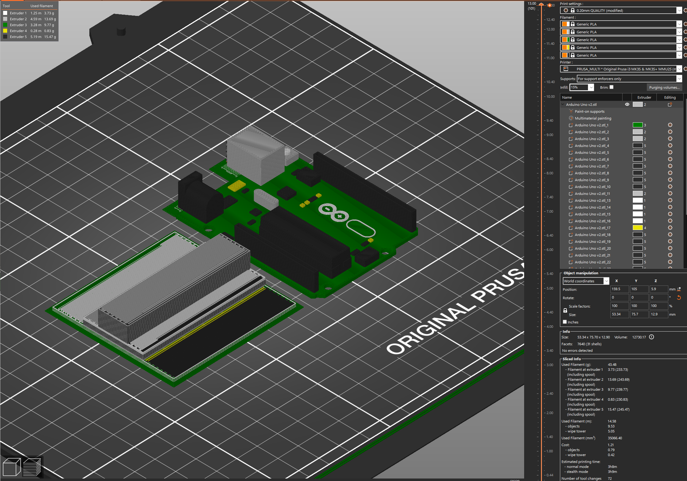 Mock Arduino Uno for Multi-Material by Bri's Prints | Download free STL ...
