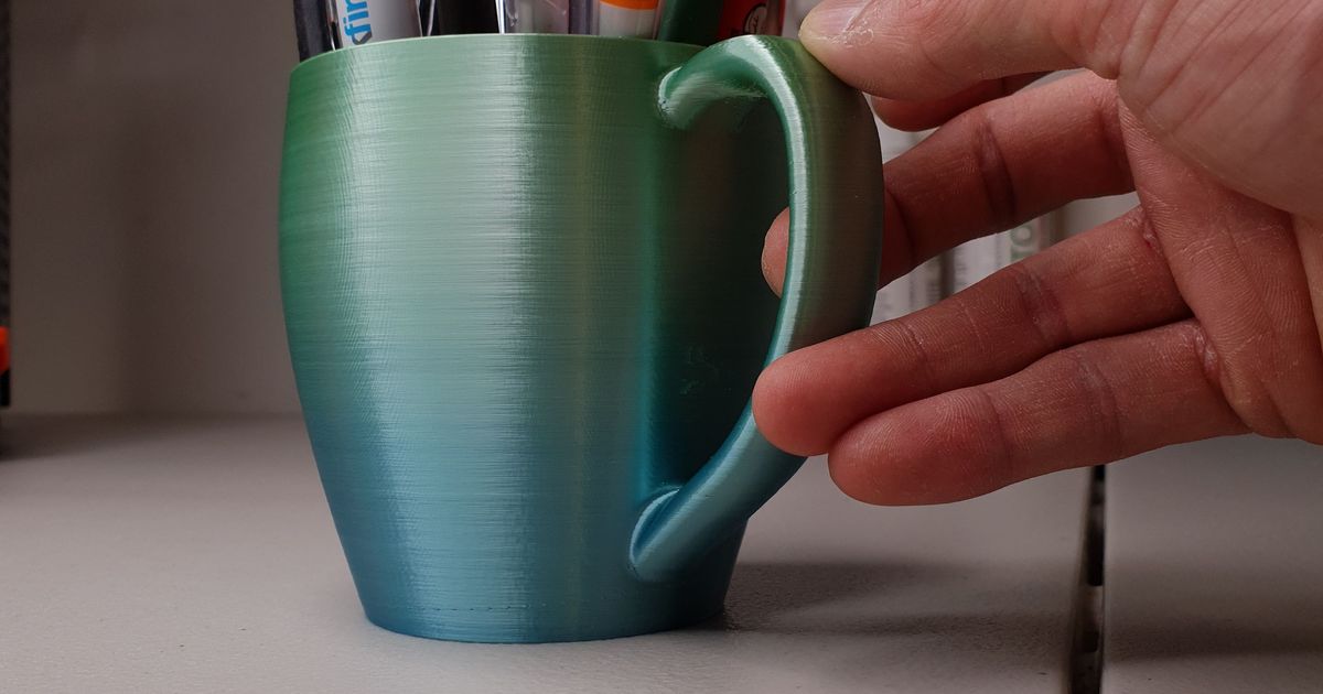 Coffee Mug Pen Holder - Simple & Ultra Realistic Design by iiiDesign3D ...