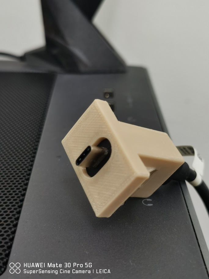 Oculus Link USB C Strain Relief by neocyke | Download free STL model ...