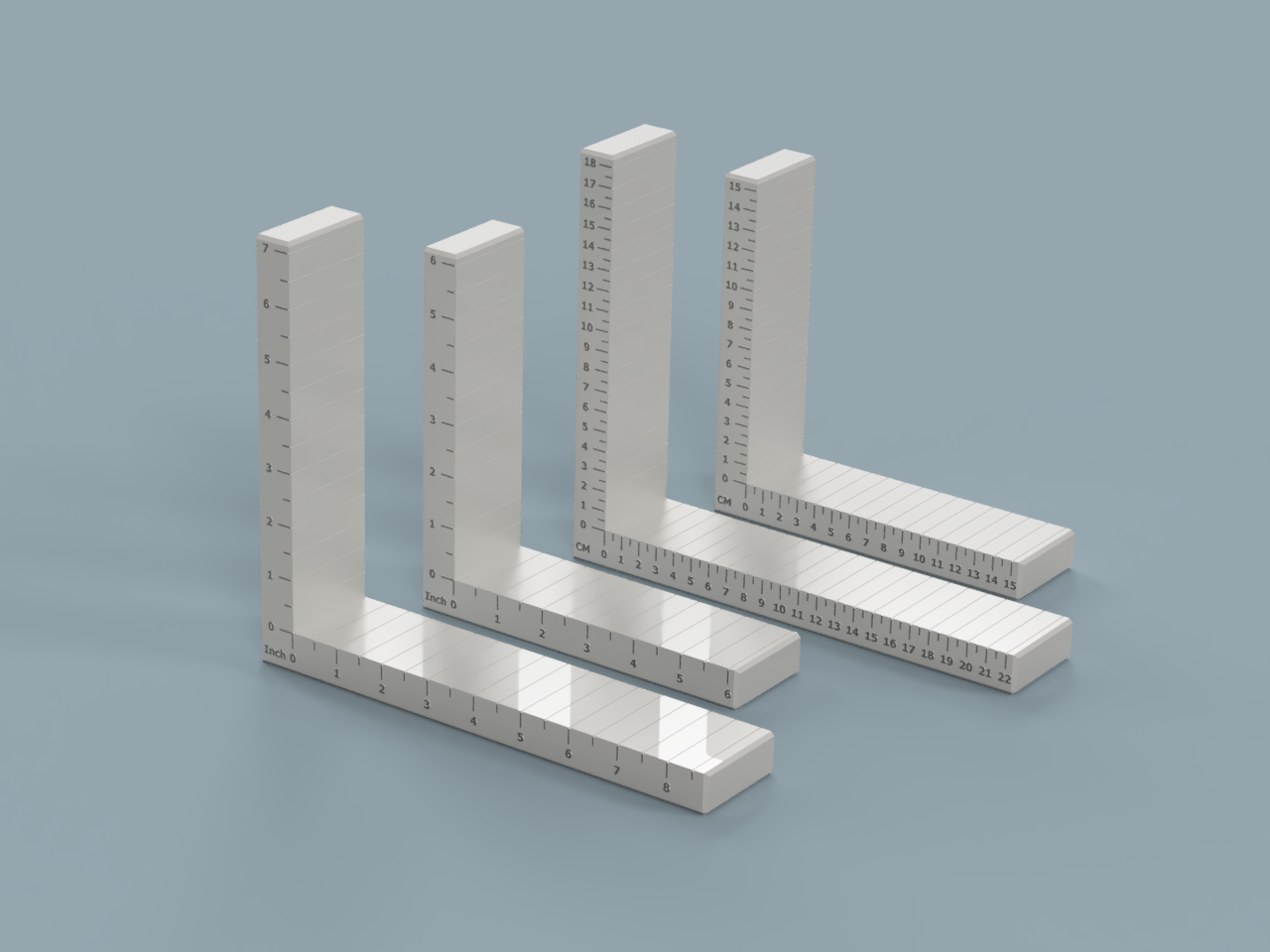 2 Axis Ruler For Photographing by BTR3D | Download free STL model ...
