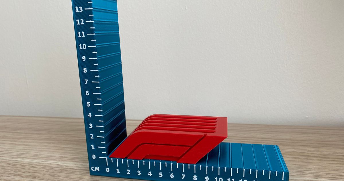 2 Axis Ruler For Photographing by BTR3D | Download free STL model ...