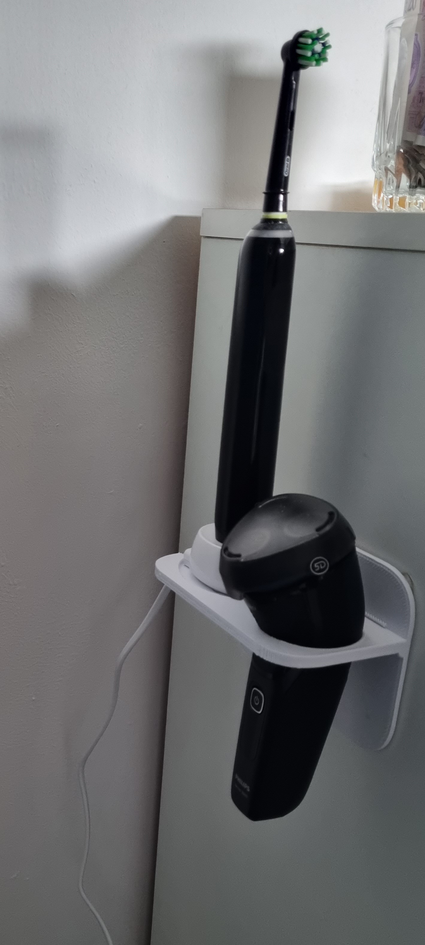 Toothbrush Charger & Shaver holder shelf by George Osgerby | Download ...