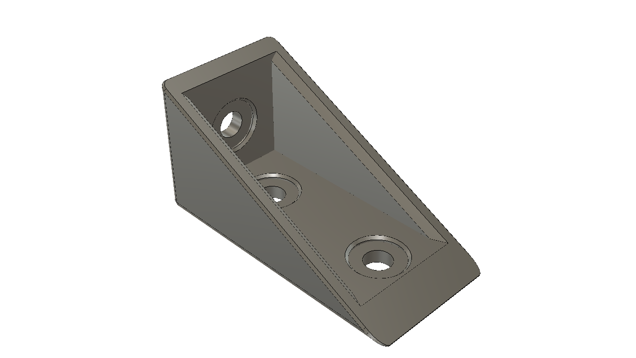 Bosch Rexroth 3030 extrusion right-angle connector by Jeb Lee Tark ...