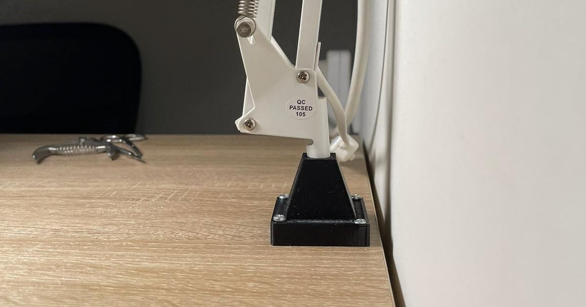 Boom Arm Base by Y Design | Download free STL model | Printables.com