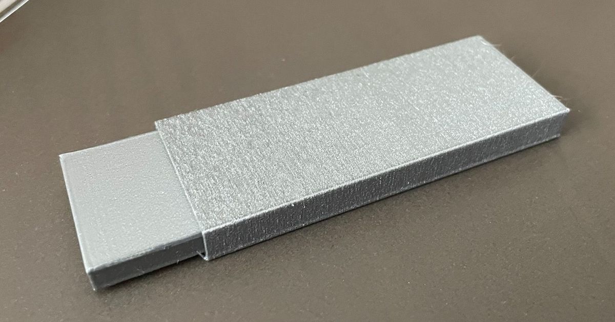 Slim (shim) Case by karlkroger | Download free STL model | Printables.com